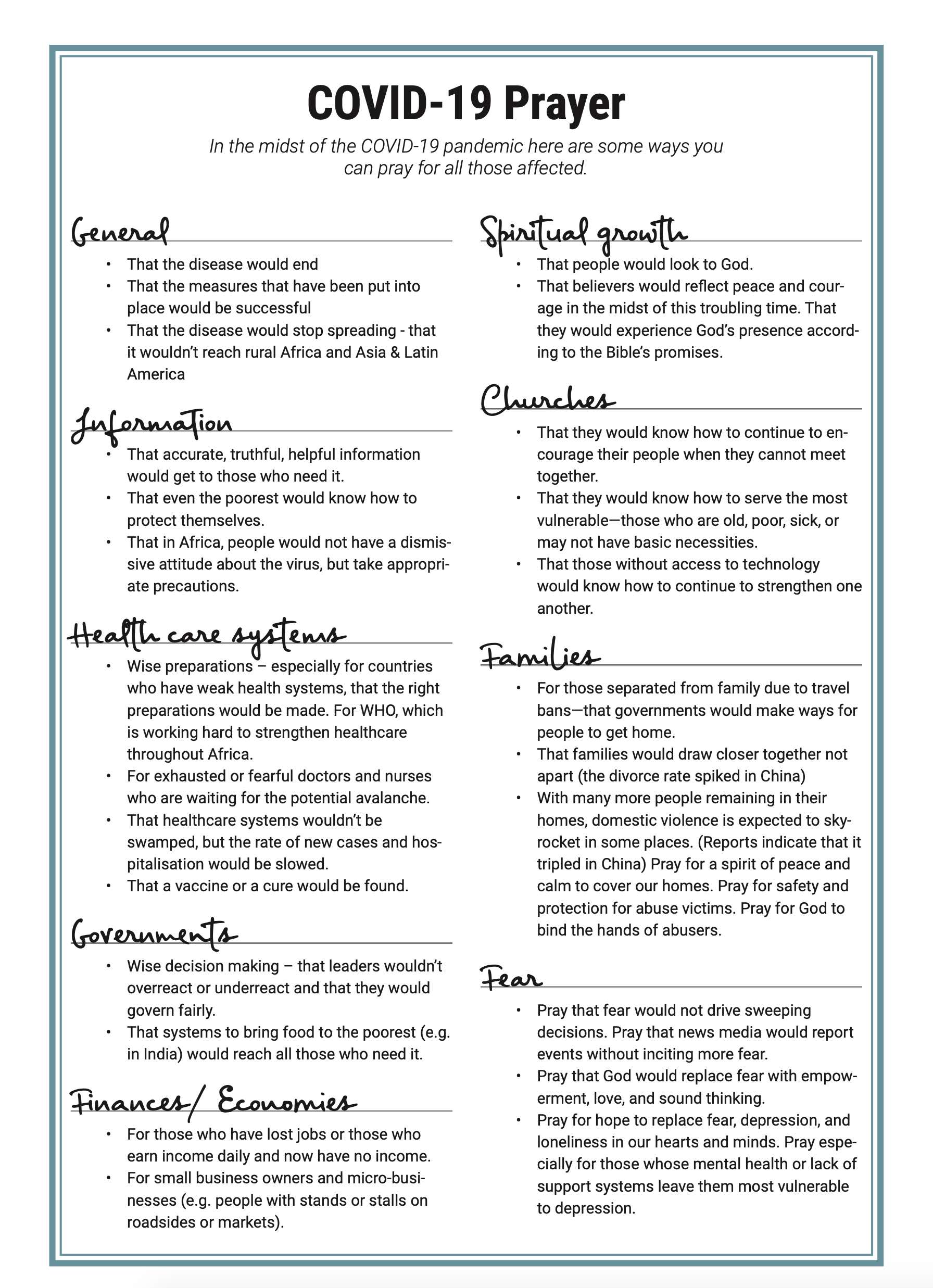 COVID-19 Related Resources